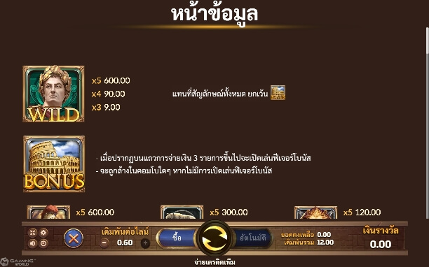 Roma Legacy แนะนำเกมสล็อต JOKER GAMING - JOKER123 เว็บตรง